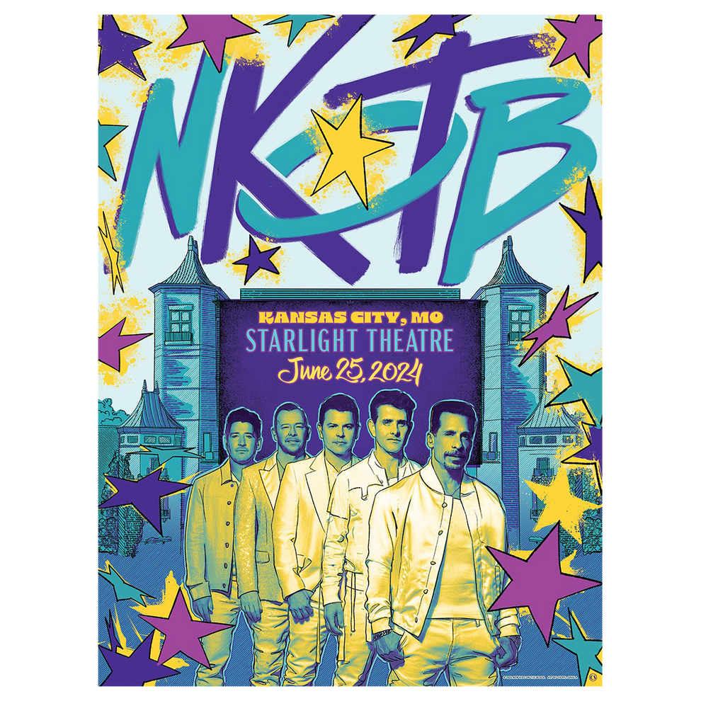 New Kids On The Block - Kansas City Event Poster – New Kids on the Block
